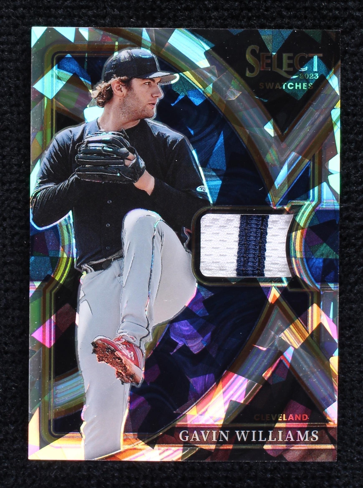 2023 Panini Select - Select Swatches Cracked Ice Prizm #SS-GW Gavin ...