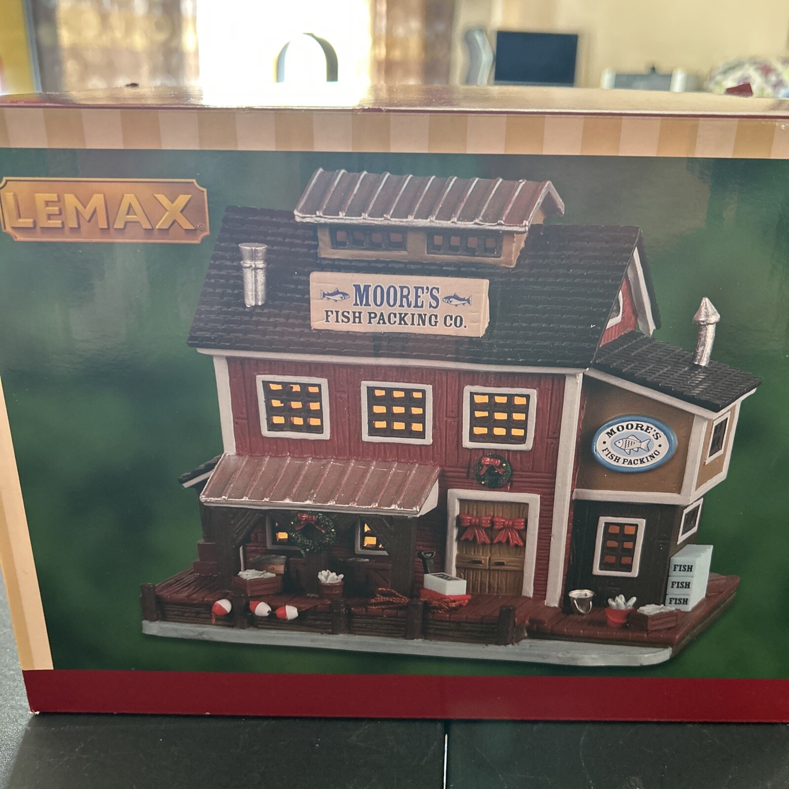 Lemax+Moore%27s+Fish+Packing+Co+-+Plymouth+Corners+Christmas+Village+ ...