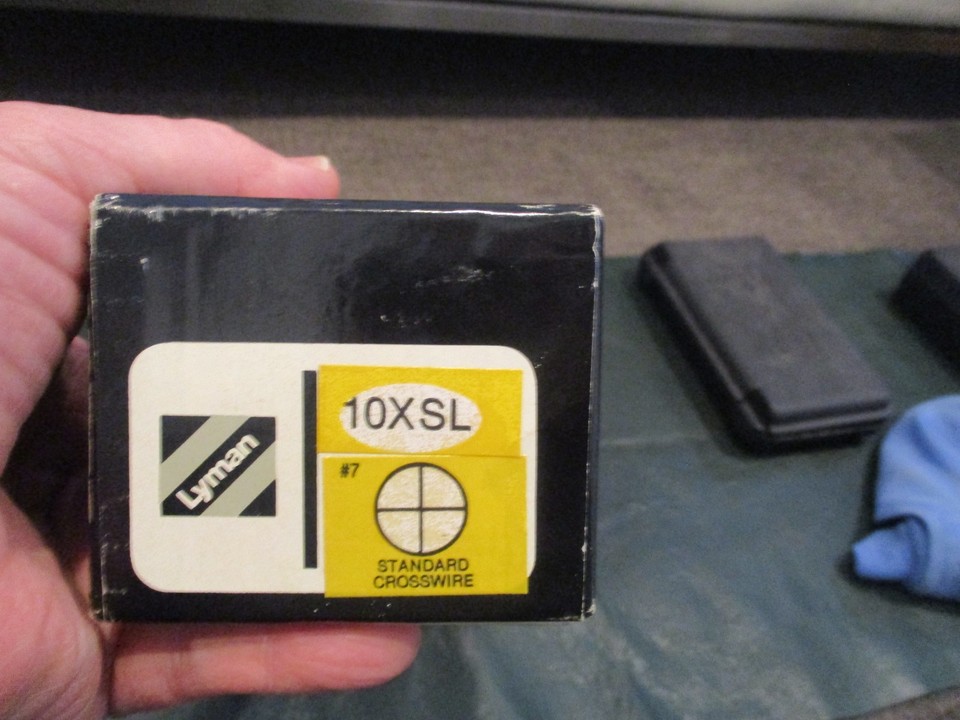 Vintage Lyman USA All American 10X SL Perma Center Fine Crosshair Rifle ...