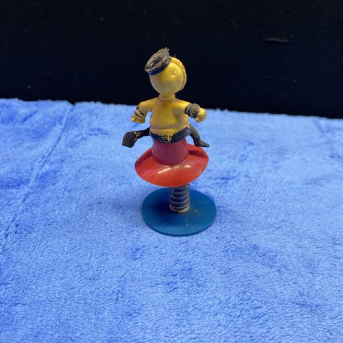 RARE ANTIQUE Donald Duck Bell Hop SPRING BOUNCING DISNEY EARLY TOY VTG ...