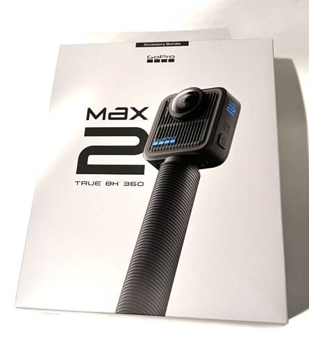 GoPro MAX2 True 8K 360 Video Action Camera Bundle - Black CHDFZ-311-TH ...