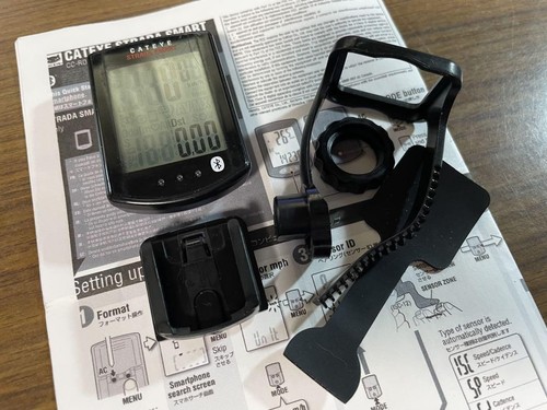 CATEYE Strada Smart Bluetooth Cycle Computer CC RD500B Speedometer with Bracket | eBay