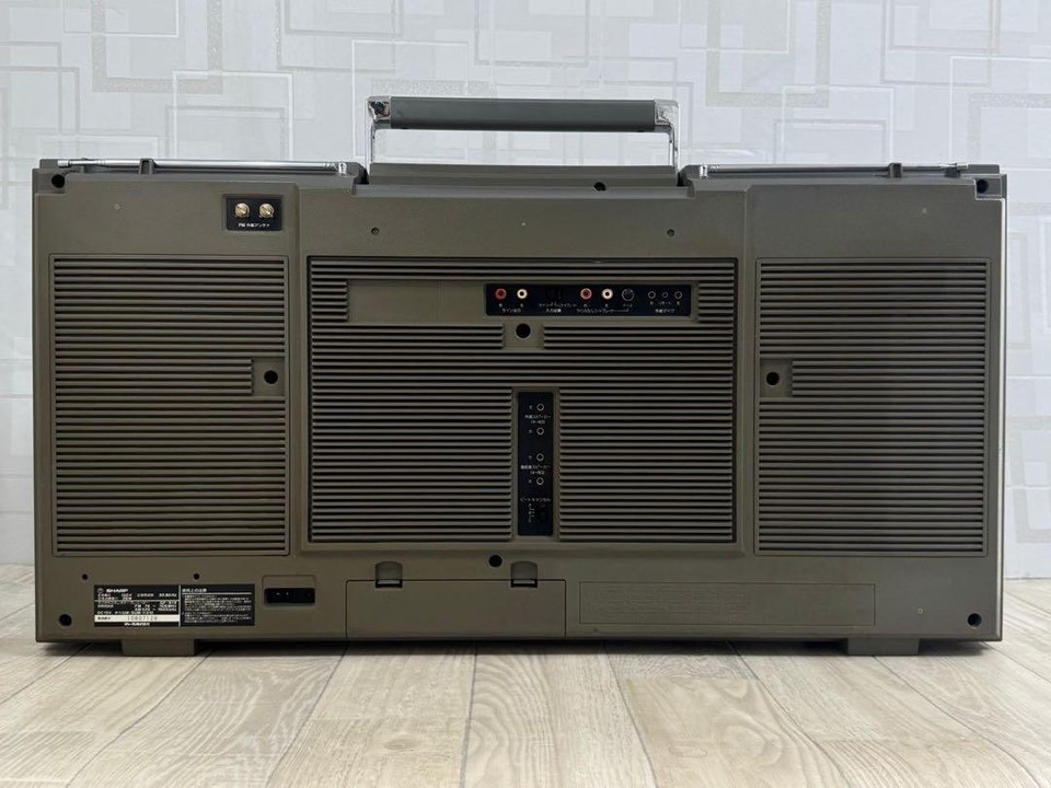 Sharp GF-919 The Searcher Dual Cassette Stereo Radio APSS Boombox ...
