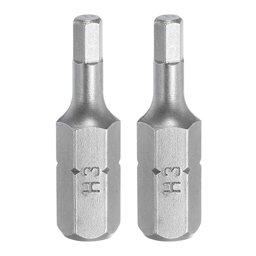 2pcs 1/4" Hex Shank H3 Magnetic Head 1" Length Hexagon Drill Bit | eBay ...