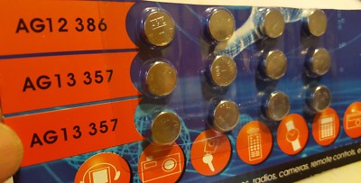 12 pc Watch Batteries mixed sizes | eBay