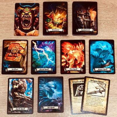 Heroquest 2021 Cards Multi-Listing Hasbro Avalon Hill (Includes Mythic ...