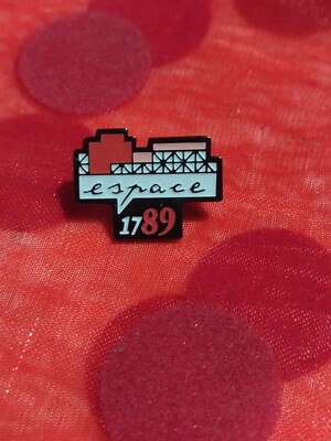 PINS PIN'S LAPEL PIN BADGE COLLECTION VINTAGE LOGO ESPACE 1789 | eBay