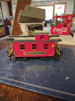 New Bright 1986 Western RR Lines Caboose | eBay