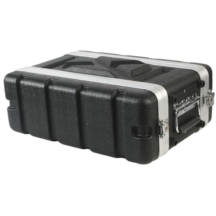 NEW 3U Portable Shallow 19" Rack Road Case ABS Carrying Cabinet Box Pro ...