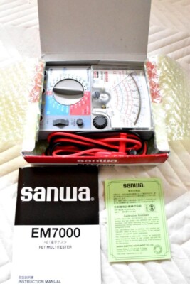 SANWA Original EM7000 Analog multimeter Analog Multitesters/FET Tester ...