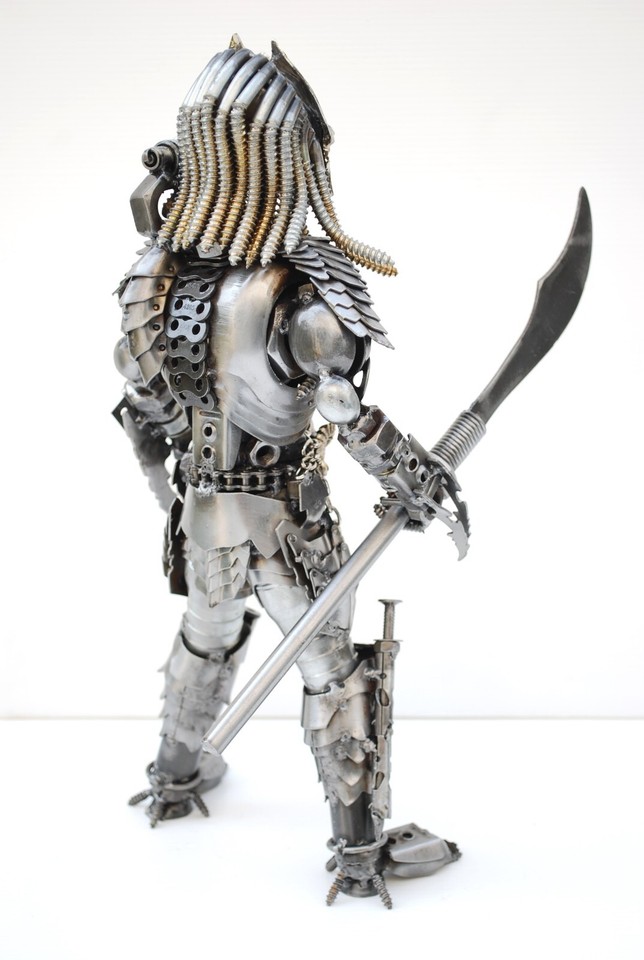 Predator Metal Sculpture | Handmade Scrap Iron Art | Unique Christmas ...