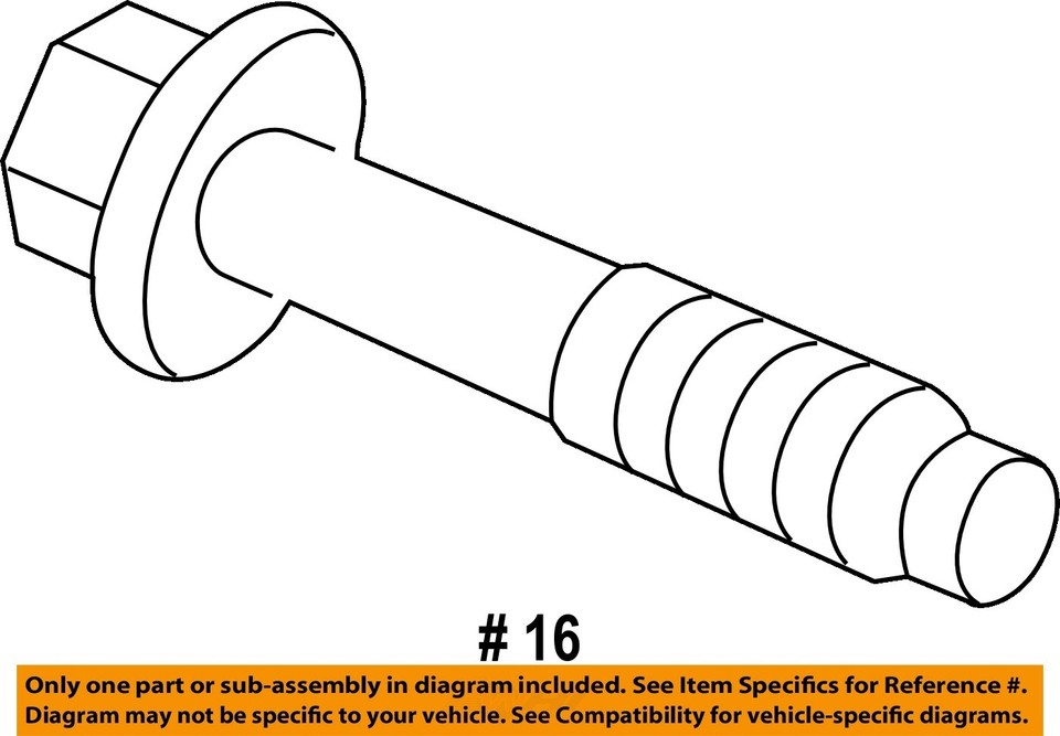GM OEM Leaf Spring Bolt 11611373 | 11611373 | 2 Years Manufacturer ...