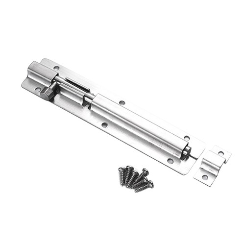5 Inches Door Latch Sliding Lock Bolt Latch Hasp Staple Gate Safety ...