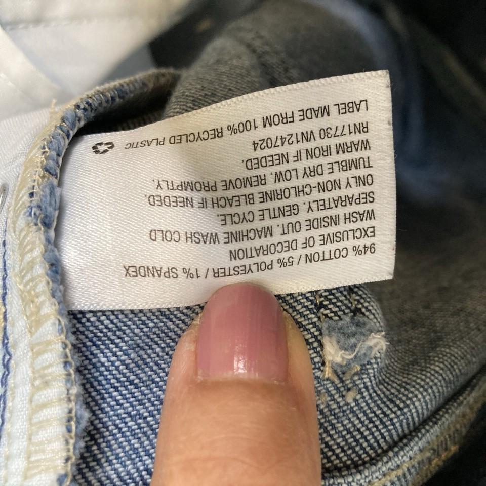 Wild Fable Jeans Size 2 Embroidered Butterfly Pockets Low Rise Flare ...