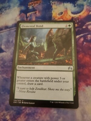 Elemental Bond NM, English Magic the Gathering MTG Origins | eBay