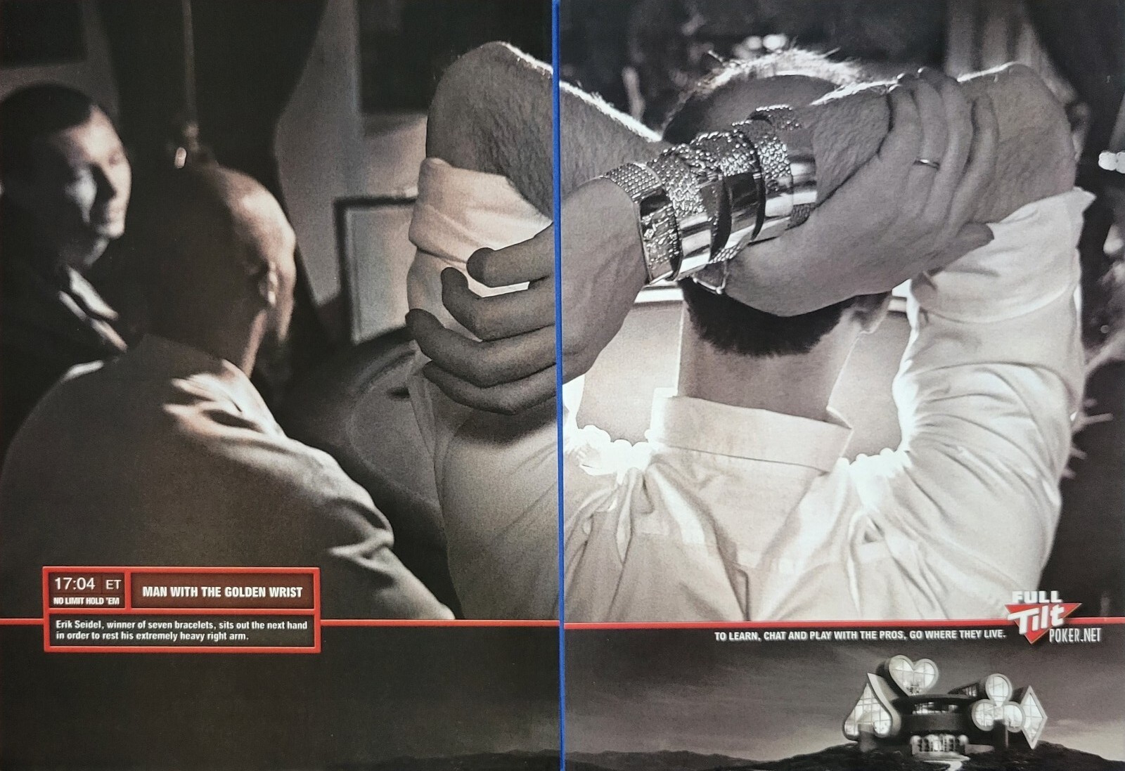 2006 ( 2 PAGE ) PRINT AD - FULL TILT POKER AD ERIK SEIDEL WINNER OF 7 ...