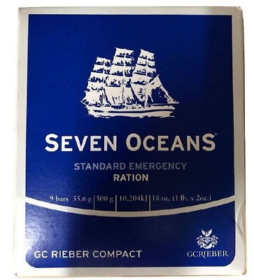 Seven Oceans SOS Emergency Food Ration Biscuits - Lifeboat Liferaft ...