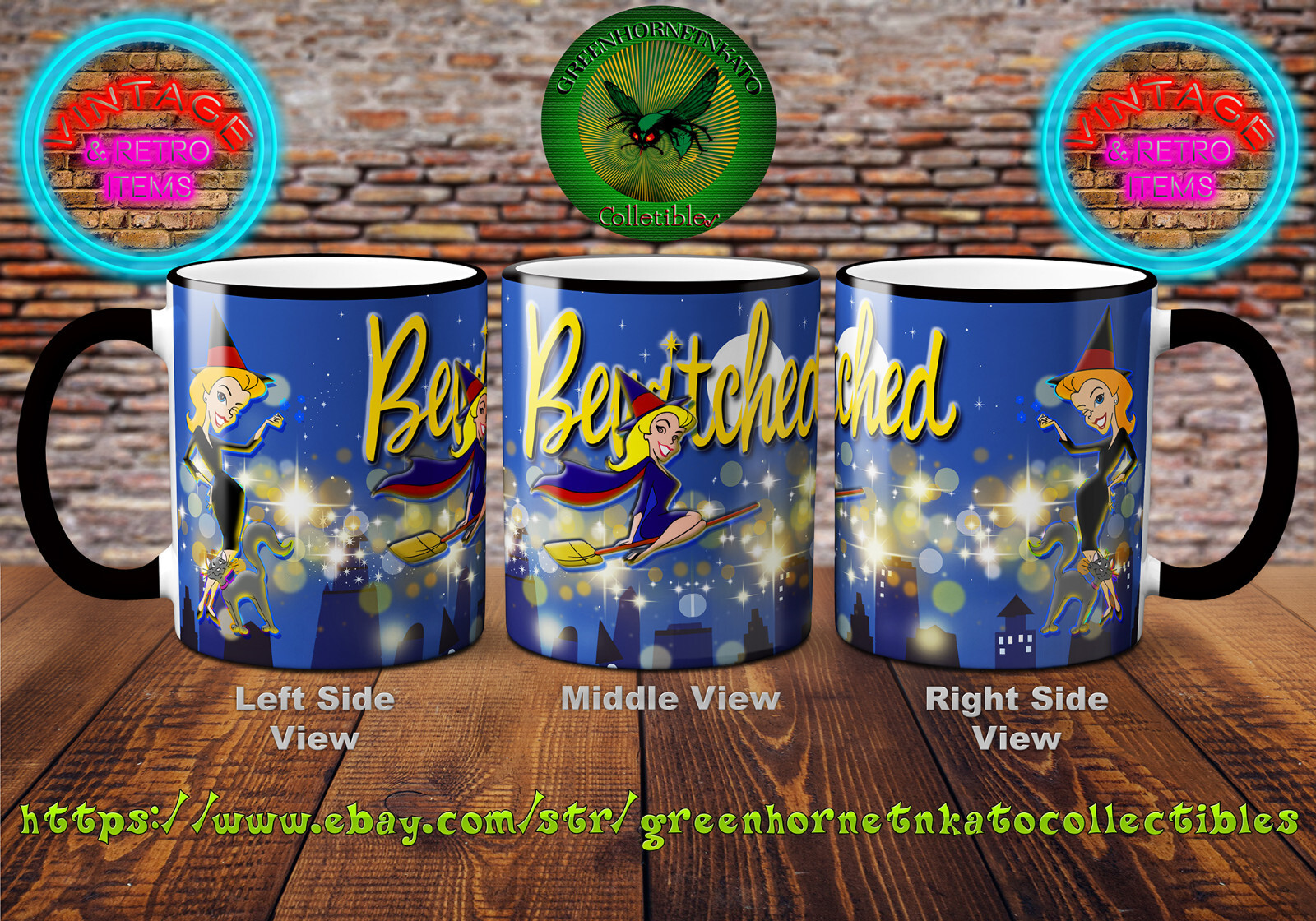 BEWITCHED Custom Designed 11 oz Hot or Cold Beverage Coffee Mug 21 ...