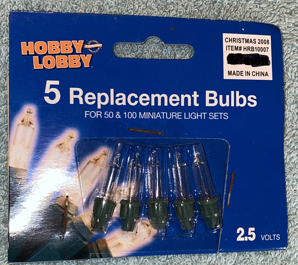 3 5 Volt Replacement Christmas Bulbs 120 Pack Christmas Replacement