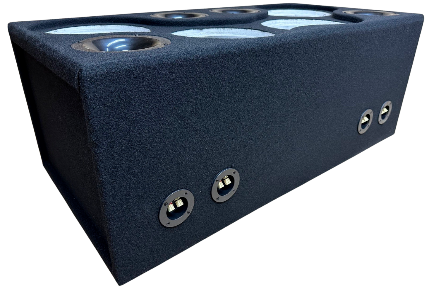Custom Ported Sub Box Enclosure for 4 10" Subs ~ ACRYLIC PLEXIGLASS ...
