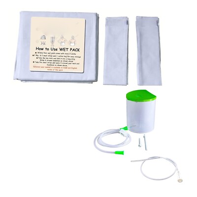 Enema kit satvik movement and wet pack cotton patti satvik | eBay