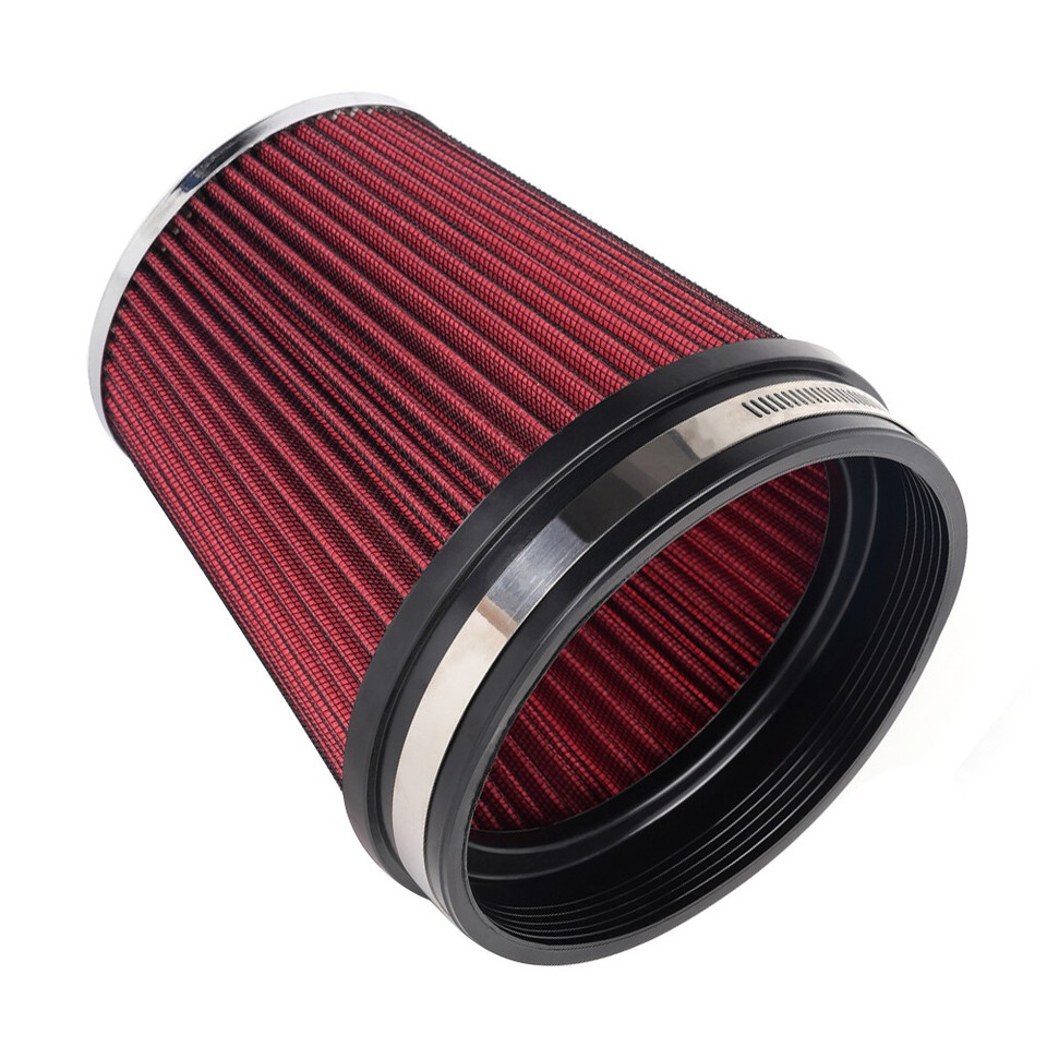 6" inch 152mm High Flow Inlet Cold Air Intake Cone Replacement Dry Air ...