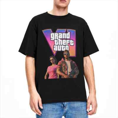 Lucia And Jason GTA 6 Merchandise Shirt Men Women New Game Novelty ...