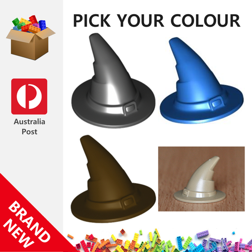 Genuine LEGO™ - Minifigure Headgear Hat Wizard / Witch - 6131 New Parts ...