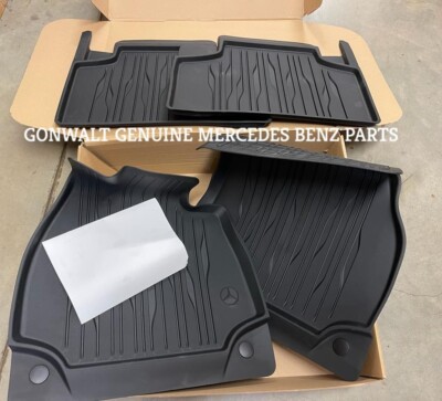 Mercedes Benz Genuine EQS V297 Front + Rear Floor Mat Black Set 4 | eBay
