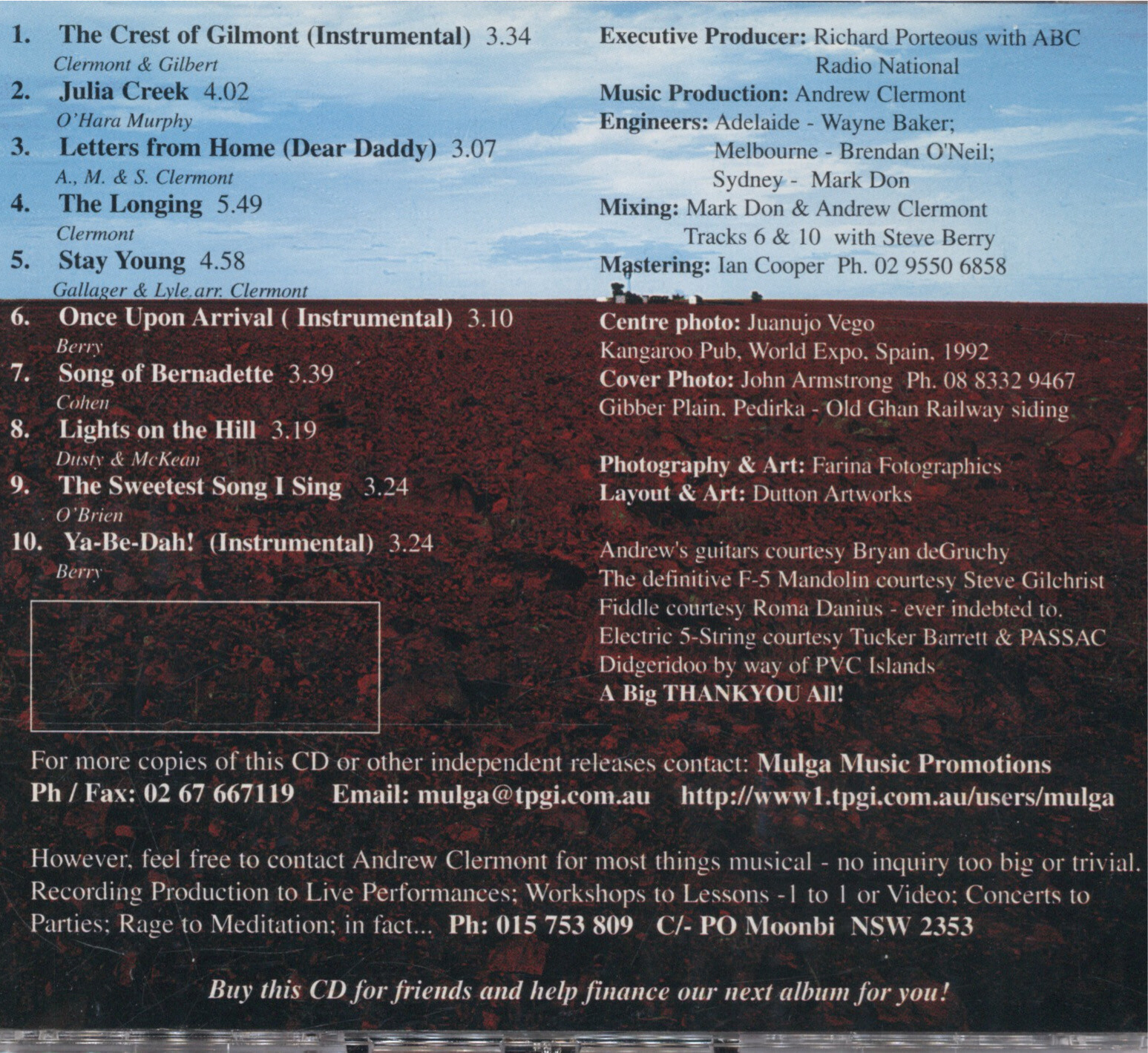 Andrew Clermont - The Longing CD | eBay