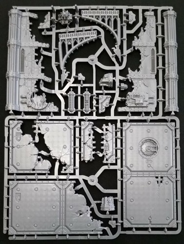 Warhammer 40K Terrain Ruin Floors Pillars Mechanicus Manufactorum ...