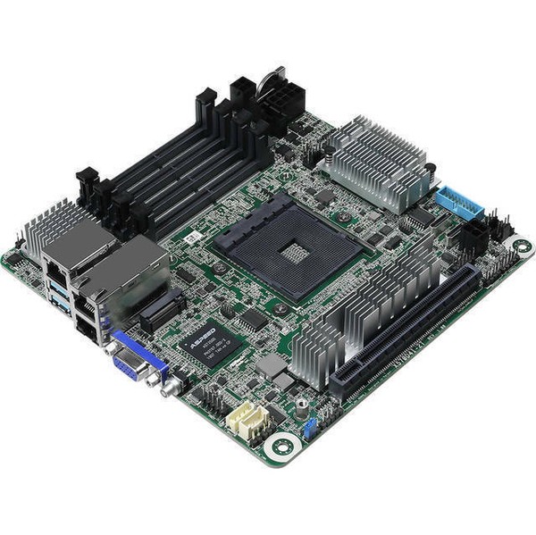 ASRock Rack X570D4I-2T Mini-ITX Server Motherboard AMD Am4 X570 for ...