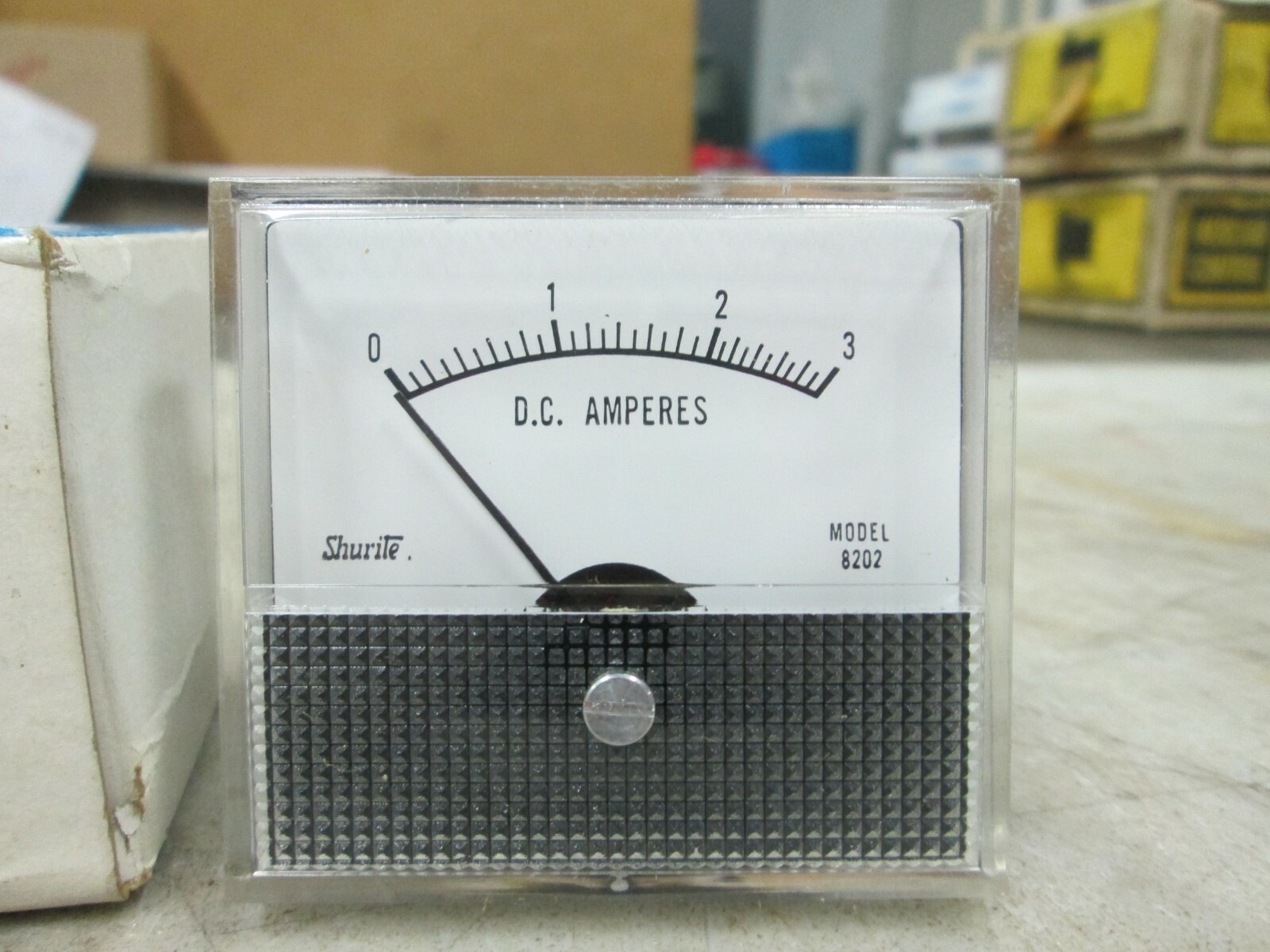 Shurite Panel Meter DC Amperes 0-25 8202Z Mod: 850/250 Range: 0-3 DCA ...