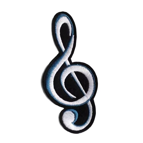 Patch Écusson Clef de Sol Musique Solfège Clé de Sol (Réf a ...