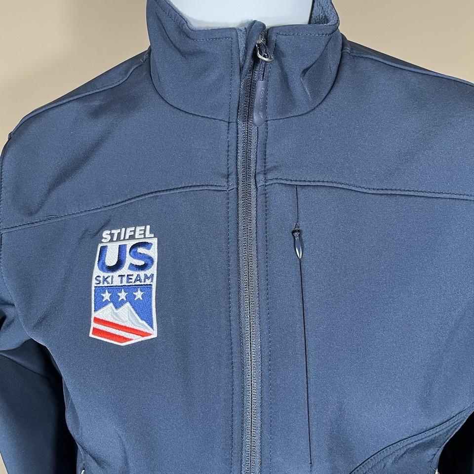 Fossa Apparel Ladies Downtown Soft Shell Jacket Navy Stifel US Ski Team ...