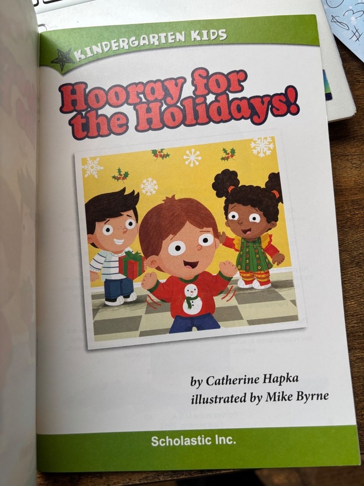 Kindergarten Kids "Hooray For The Holidays!" By Catherine Hapka ...