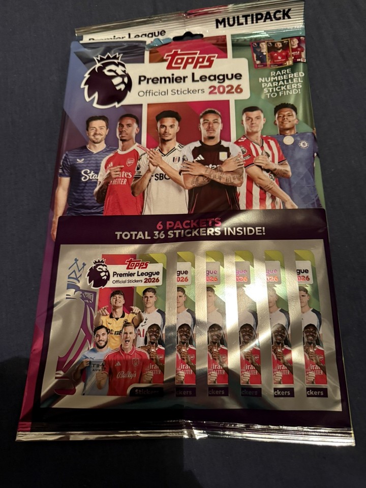Topps Premier League 2026 Official Sticker Collection Bundle | eBay UK