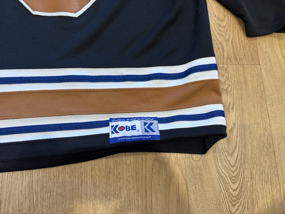 VTG Y2K Long Beach Ice Dogs Hockey 3 Medium Kobe Knit Jersey Snoop Dogg ...