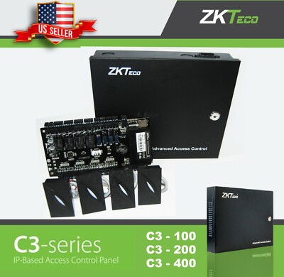 ZKteco C3 series Door Access Control, ZK TCP/IP RS485 Panel/w Power and ...