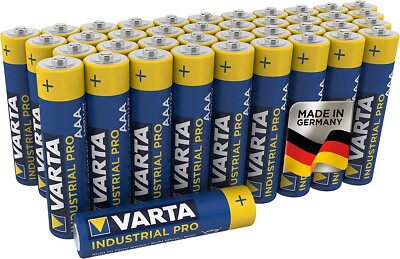 Genuine Varta Industrial Pro Micro AAA Battery 4003 LongLasting ...
