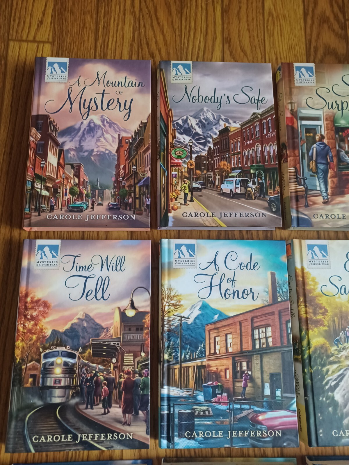 Mysteries of Silver Peak Hardcover Book Lot of 18 Novels Guideposts C ...