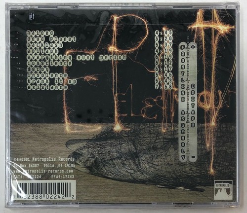 NEW Epitaph - Front Line Assembly CD 2001 Frontline (jewel case ...