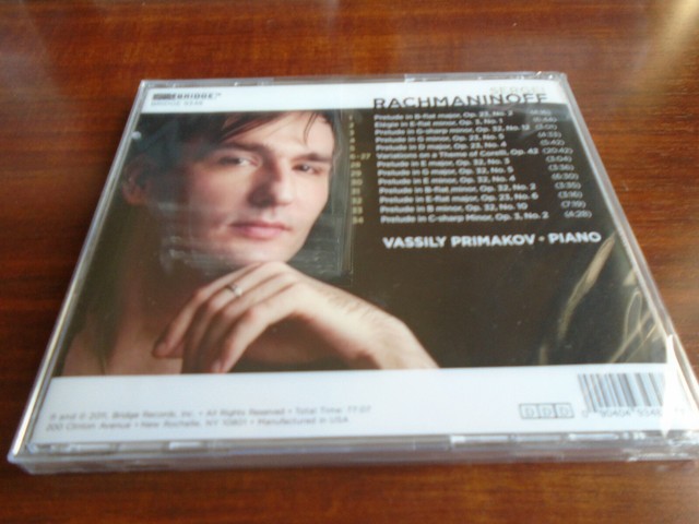 Rachmaninoff Recital by Vassily Primakov (CD, 2011) for sale online | eBay