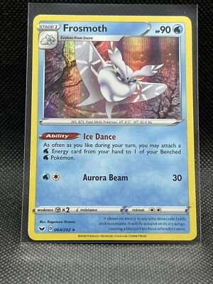 Frosmoth 064/202 Rare Holo Sword & Shield Pokemon Card NM/M | eBay