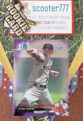 2017 Bowman Chrome Prospects~#150⭐JAY GROOME⭐1st Bowman《PURPLE》#/250 ...