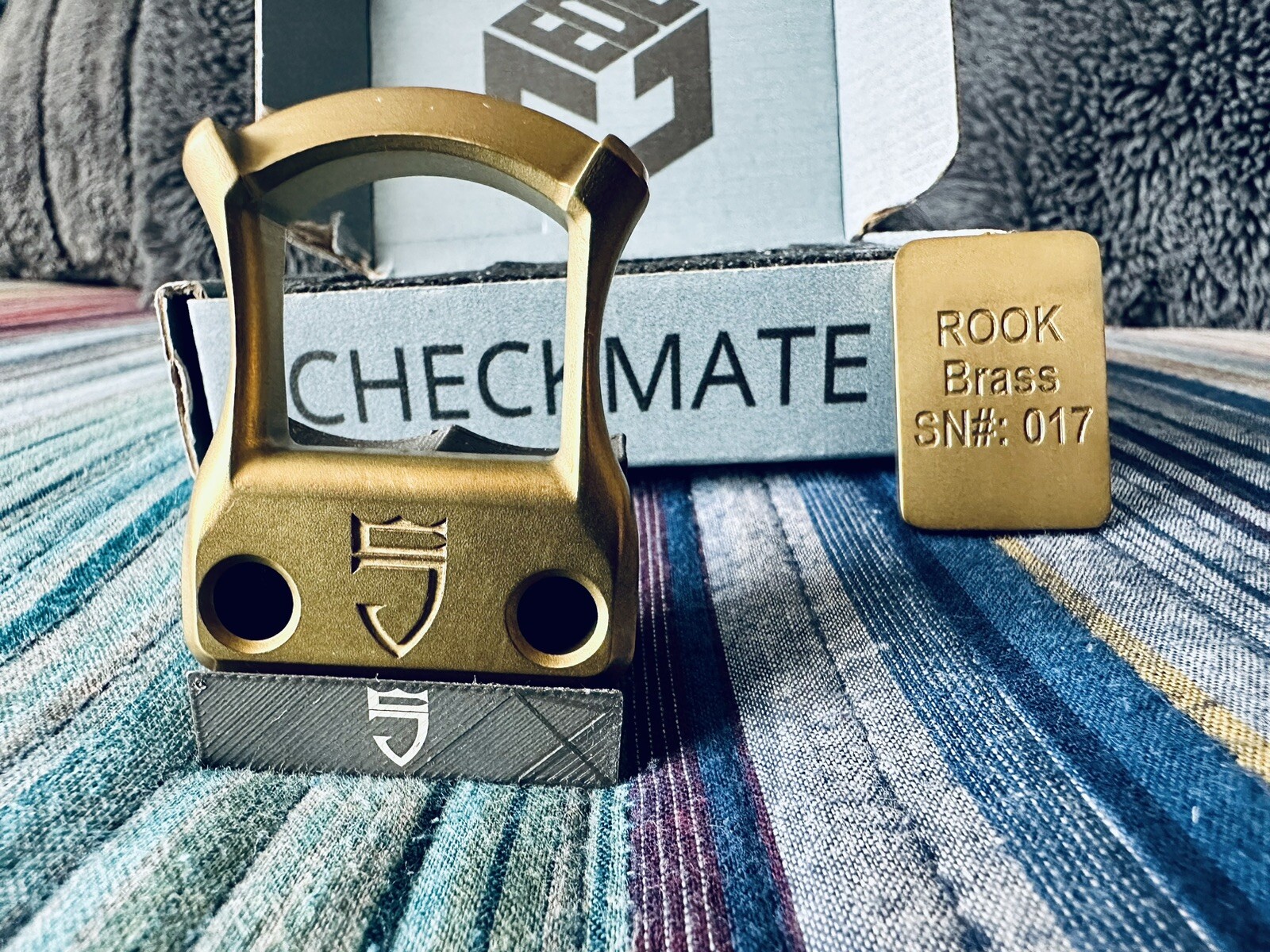 CJ’s Cave Chris Jones Rook Brass Regular Set SN#: 17 Brass Token ...