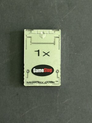 GameStop Nintendo GameCube 1X Memory Cube Memory Card | eBay
