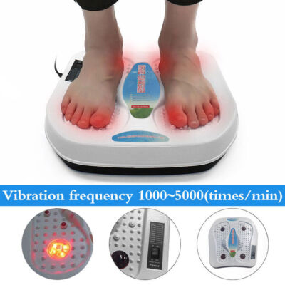 Foot Leg Vibration Blood Circulation Booster Feet Massager Heating Pain ...
