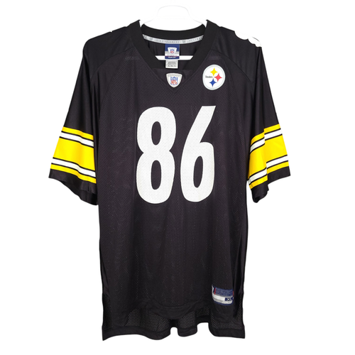 REEBOK Men's XL Hines Ward #86 Pittsburgh Steelers Jersey Black NFL ...