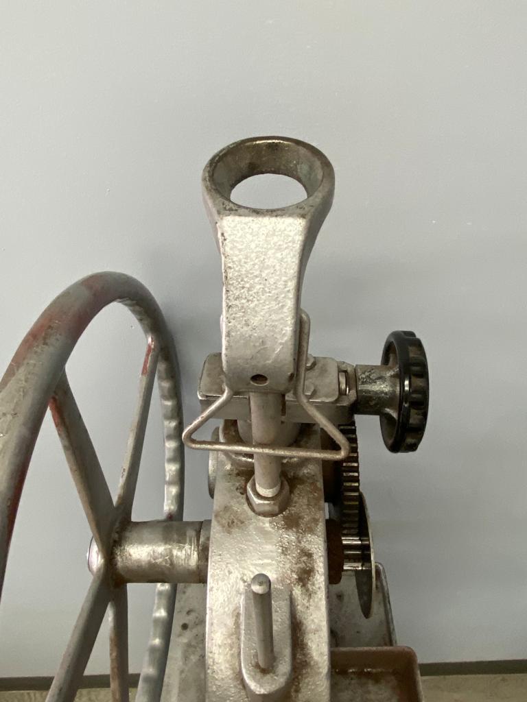 Vintage Auto-Soler Heel Wheel Shoe Repair Nailer Press Machine Hand ...